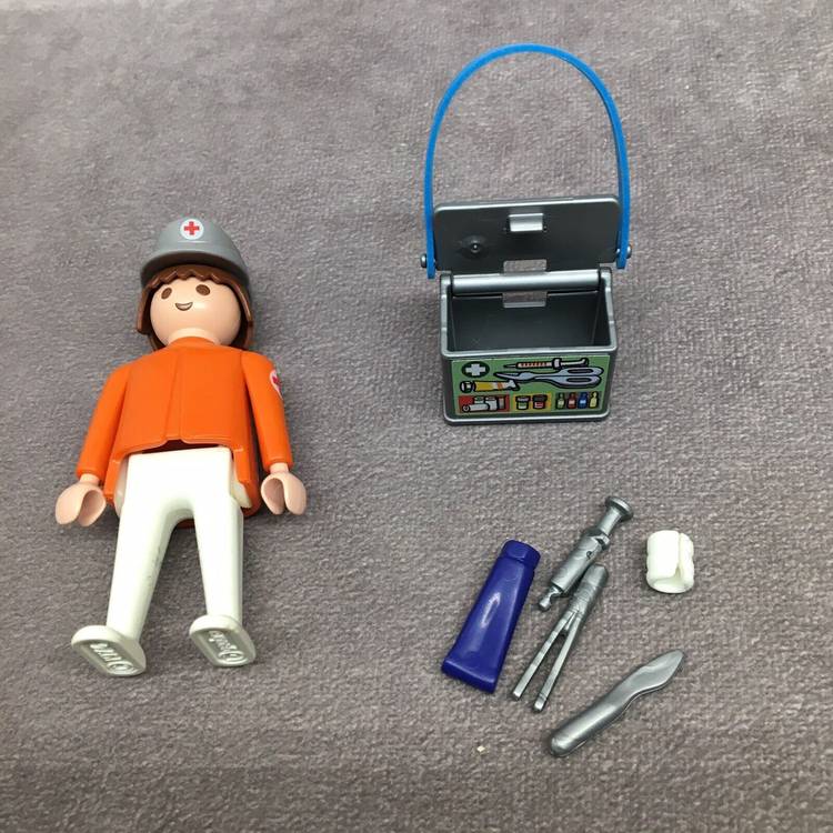 Playmobil Paramedic Male Figure w/ Medic Case