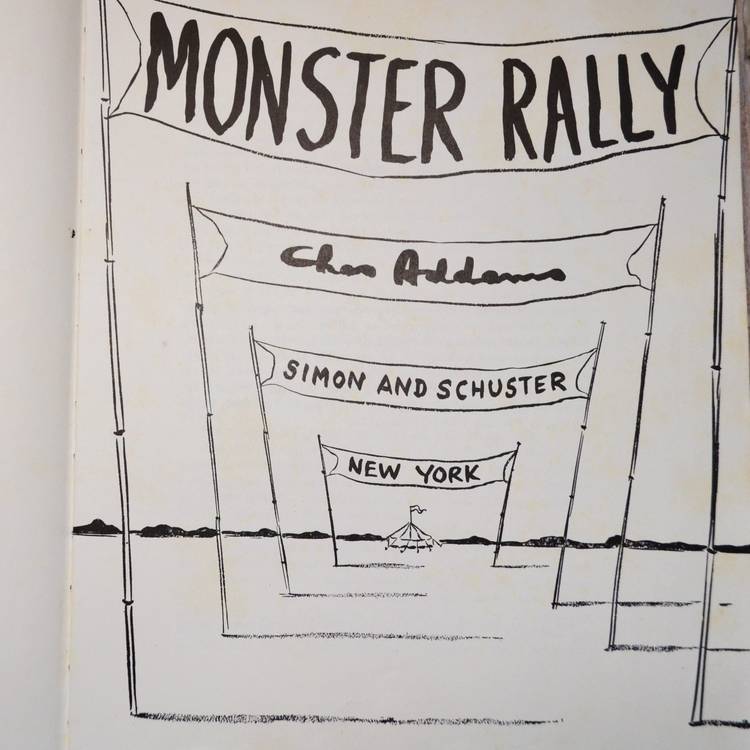 Chas Addams’ Monster Rally Mid Century Gothic Humor Classic The Addams ...