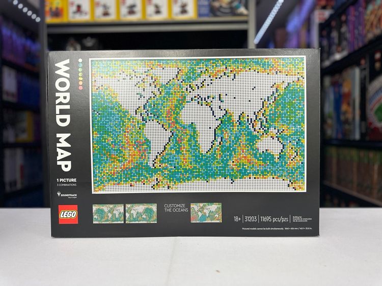 LEGO Art World Map 31203, Brand New & Sealed In Shipper Box