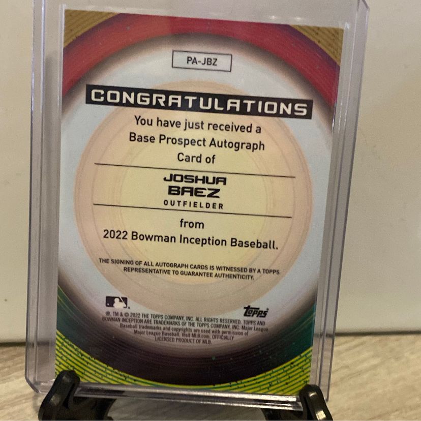 Inception Joshua Baez AUTO /200