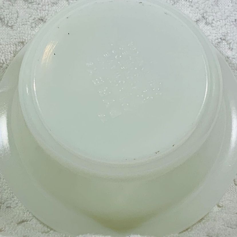 Pyrex #75 Vintage Rare White Opal Butter Bowl Milk Glass Candy Trinket Dish