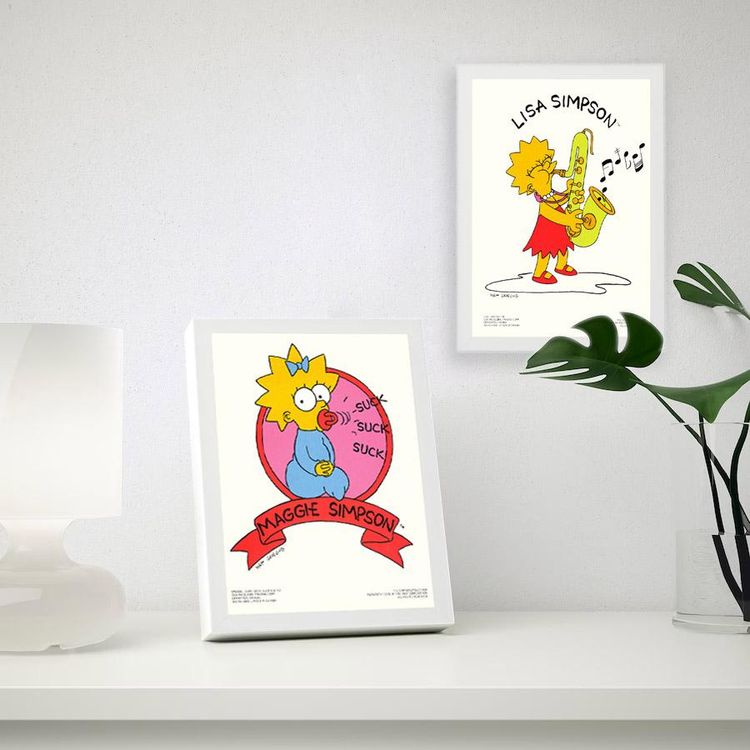 1990, Original Vintage LISA SIMPSON SAXO, Simpsons Poster, Rare & Very ...