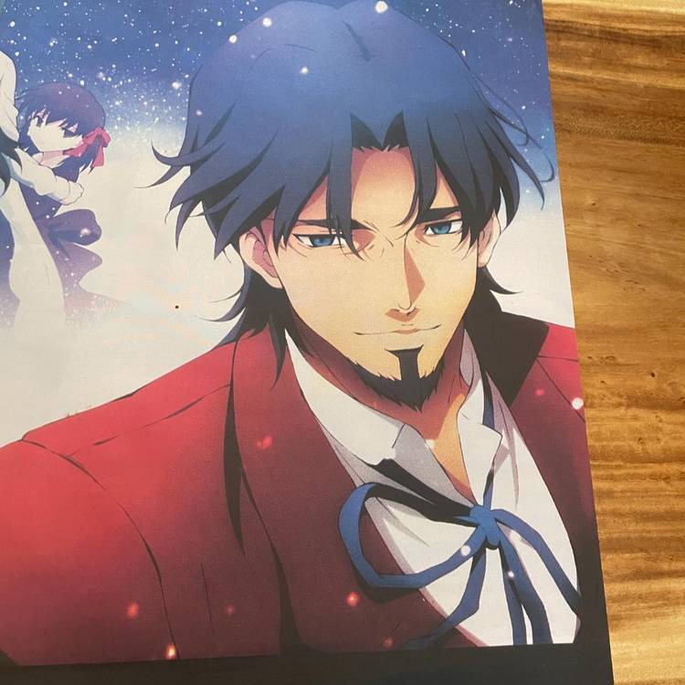 Fate Zero Gilgamesh Tohsaka Tokiomi Wall Scroll Venerable Mage Aniplex