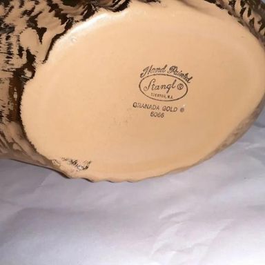 Vintage Stangl Pottery Trenton NJ Granada Gold Cornucopia Horn of ...